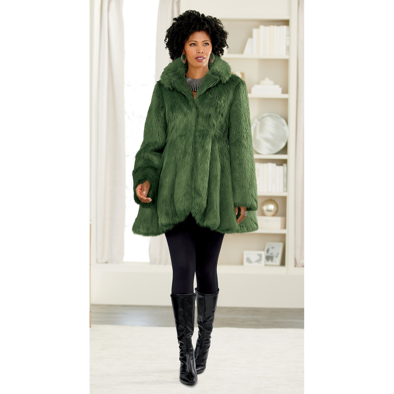 Madelyn Faux Fur Coat | ASHRO