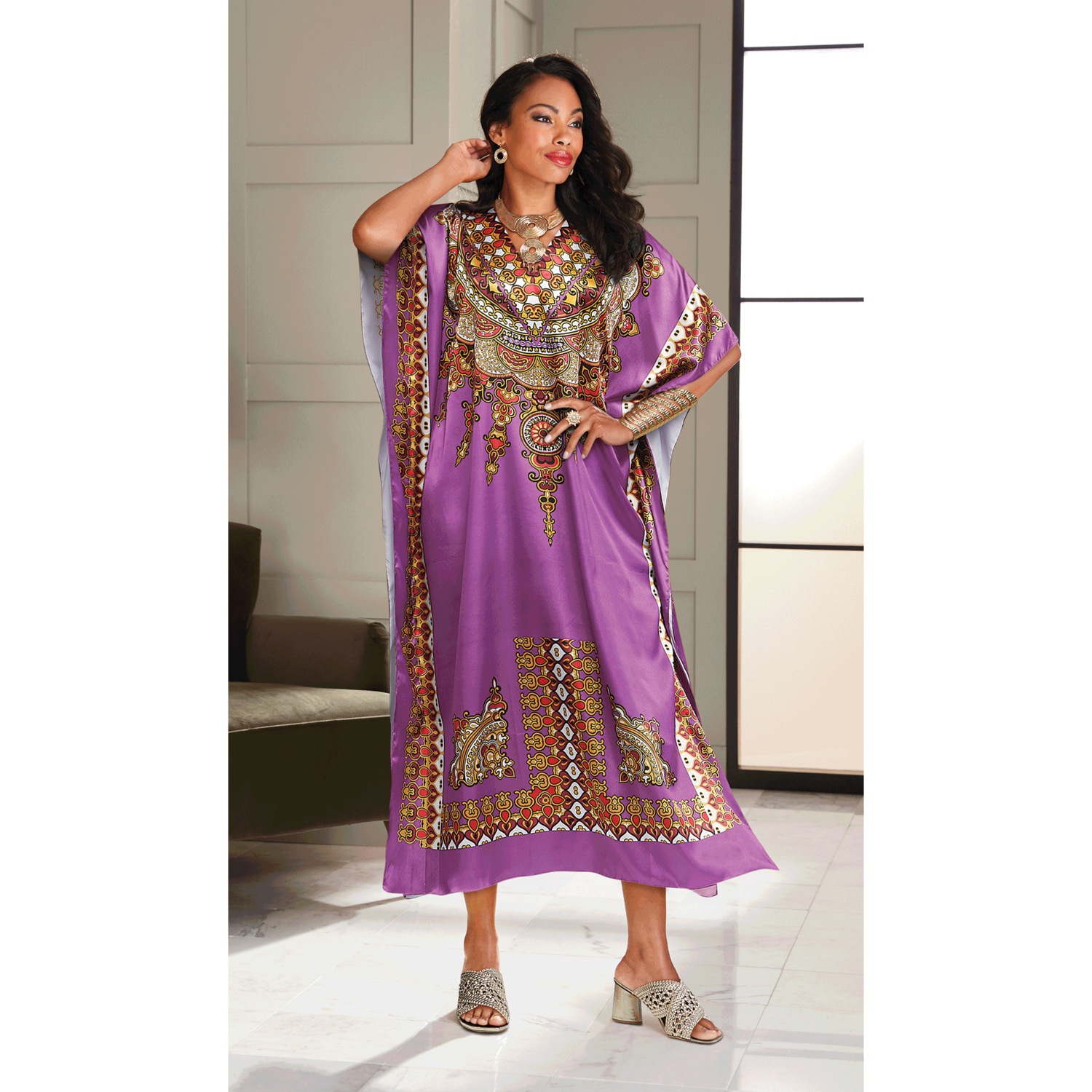 Goddess 3 Long Caftan | ASHRO