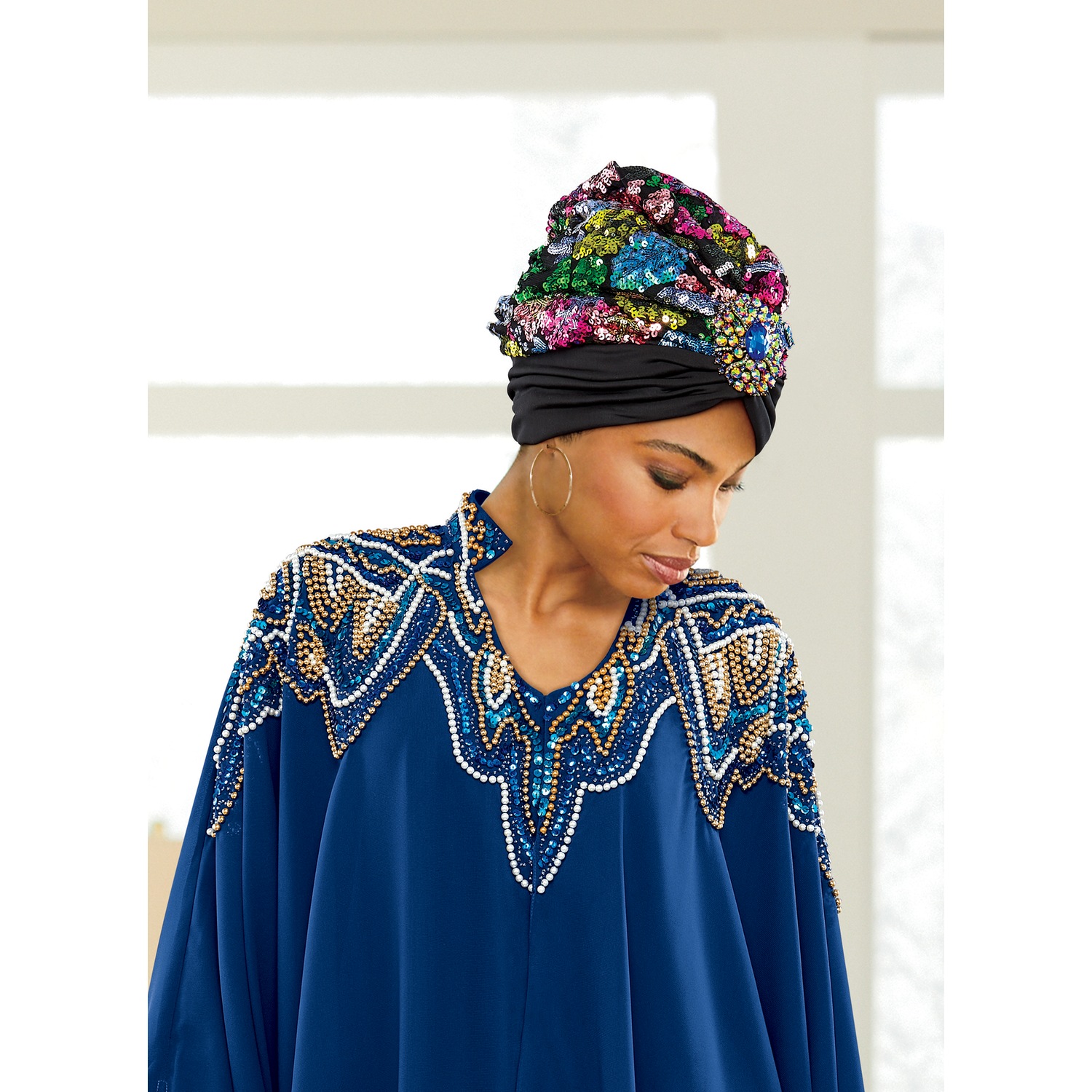Whittall & Shon Samera Embellished Turban | ASHRO