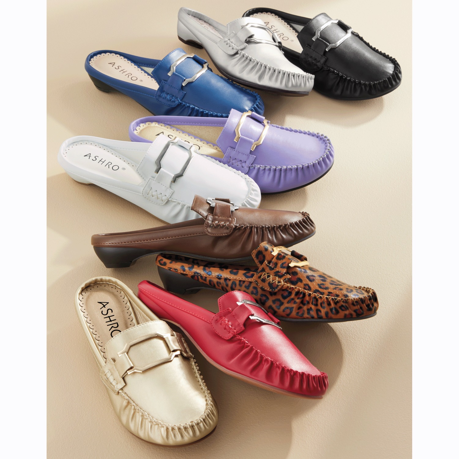 Rush Hour Slip-On Shoe for Women with Metallic Accent | ASHRO