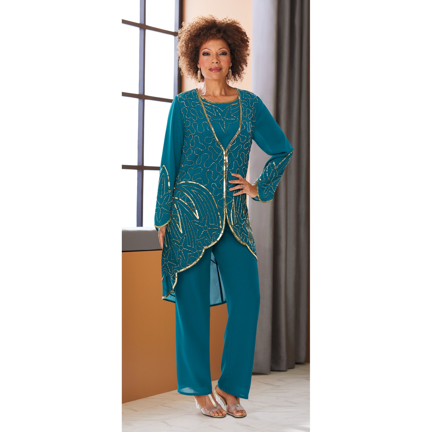 Yasia 3-Piece Pant Set | ASHRO
