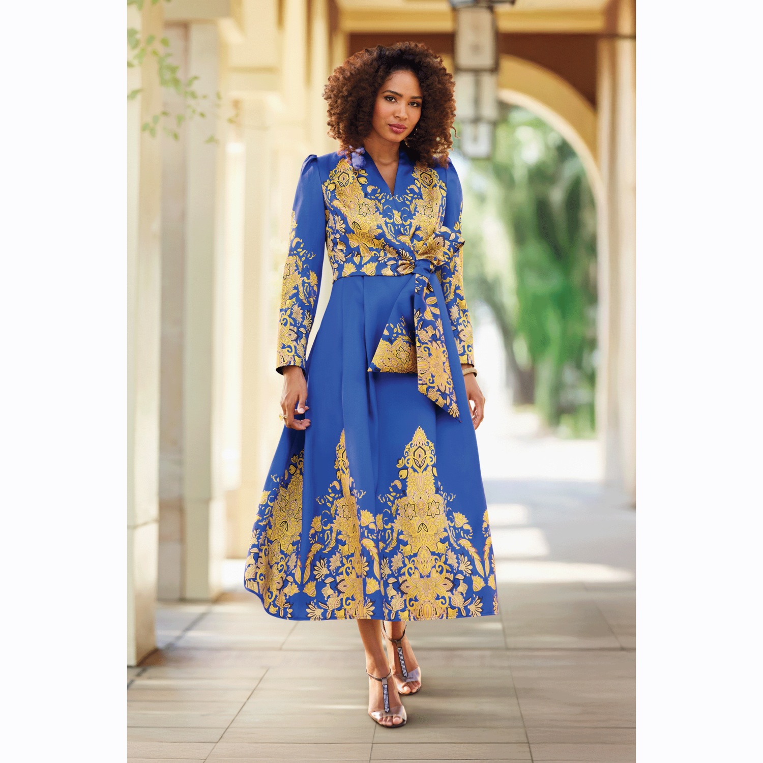 Sheletta Fit-and-Flare Dress | ASHRO