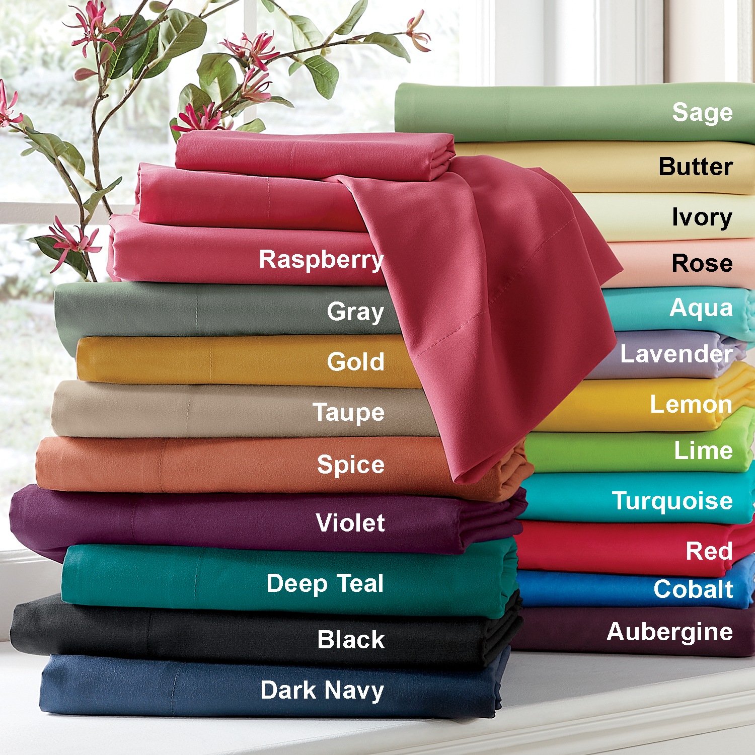 Color Connection Microfiber Sheet Set | ASHRO