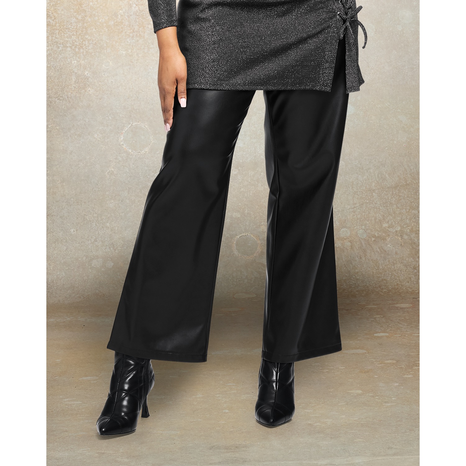 Faux Leather Pant | ASHRO