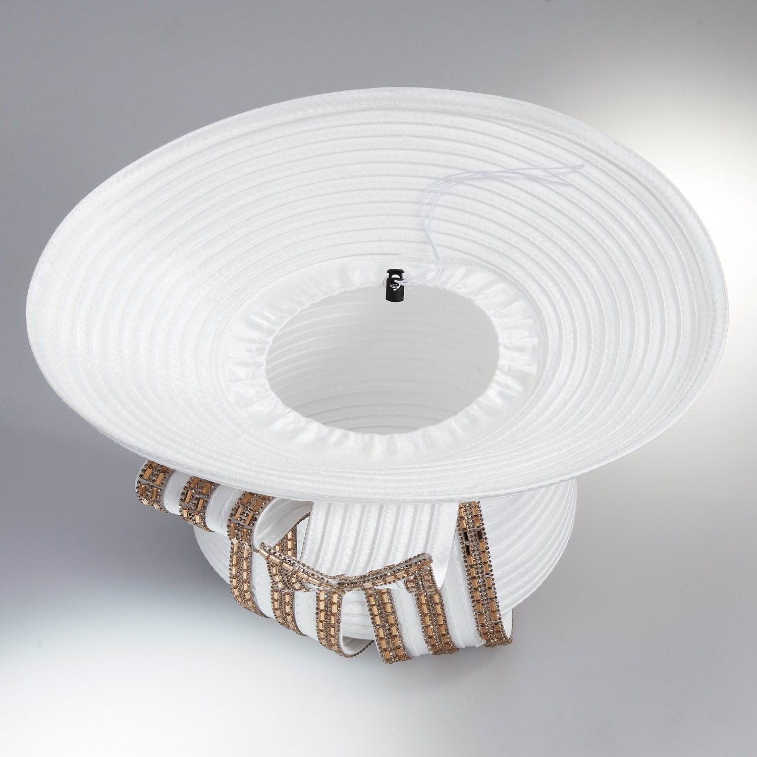 Amerie Women's Dress Hat – Sequin & Faux Pearl Bow with Rhinestone Brooch | ASHRO