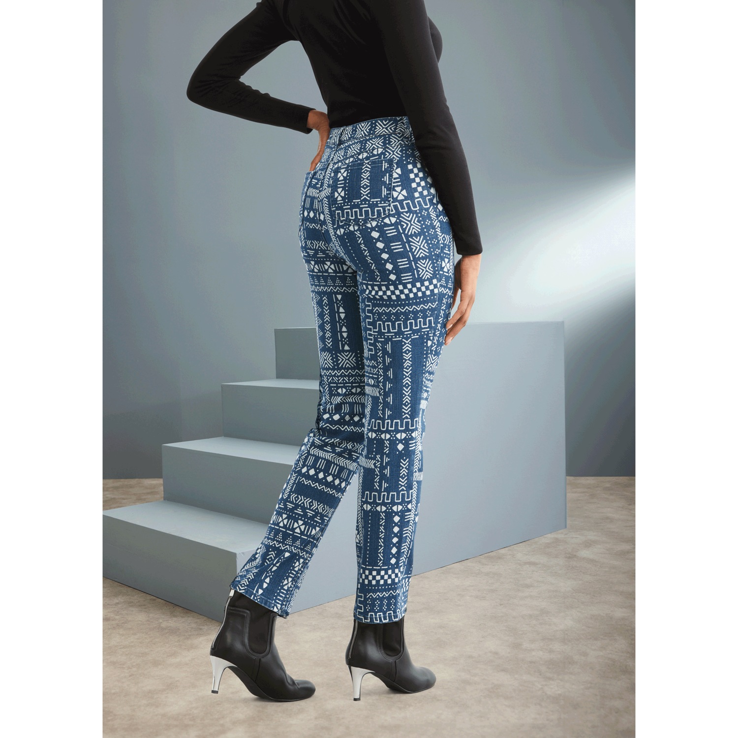 Kambrya Printed Jean | ASHRO