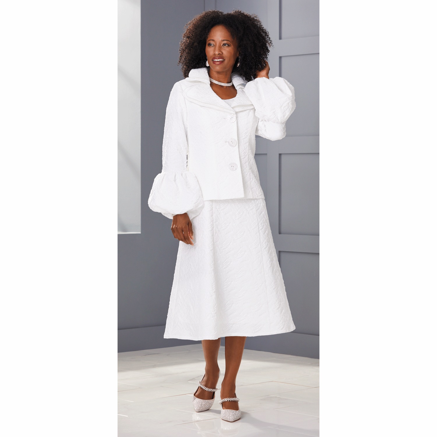Jahanna Textured Jacket Dress | ASHRO