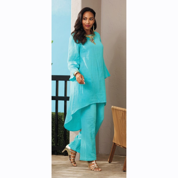 Reyna Gauze Pant Outfit | ASHRO