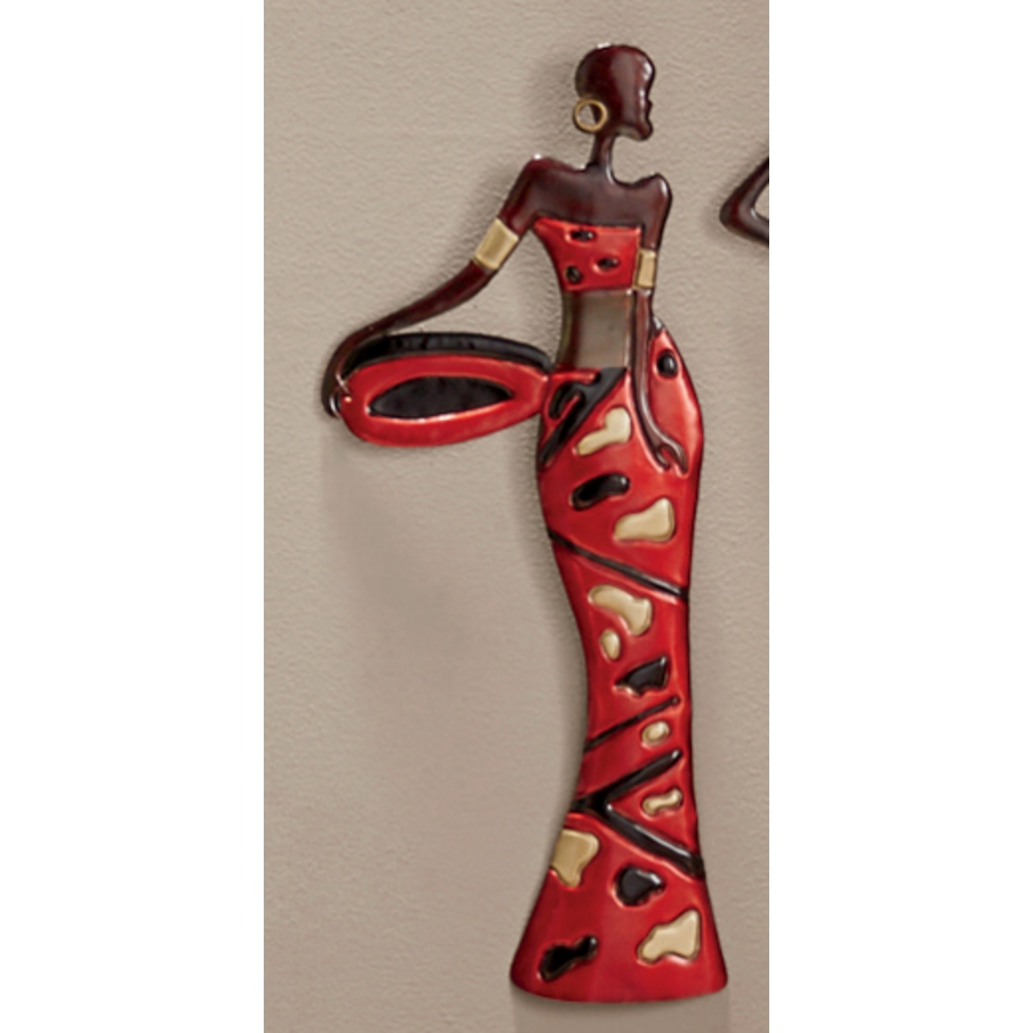 Metal African Lady Wall Art | ASHRO