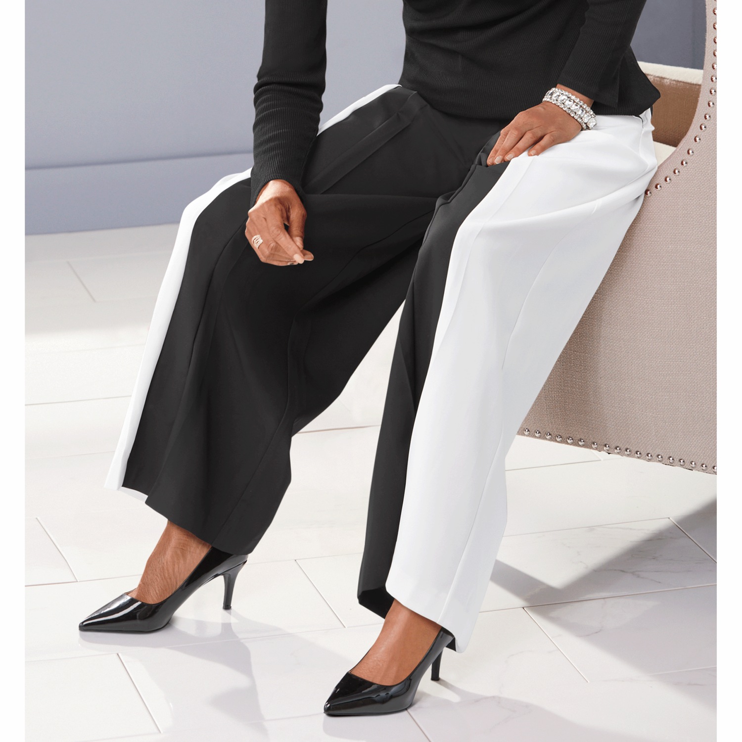 Cicely Colorblock Pant | ASHRO