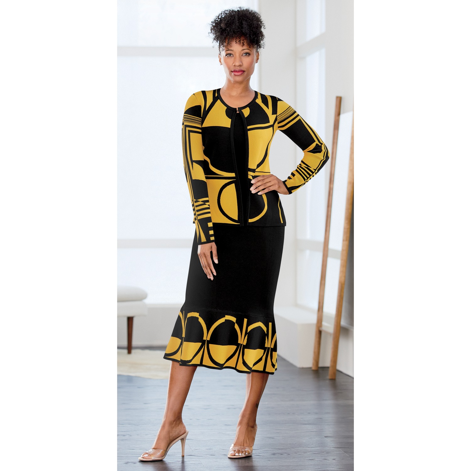 Keandra Knit Jacket Dress | ASHRO