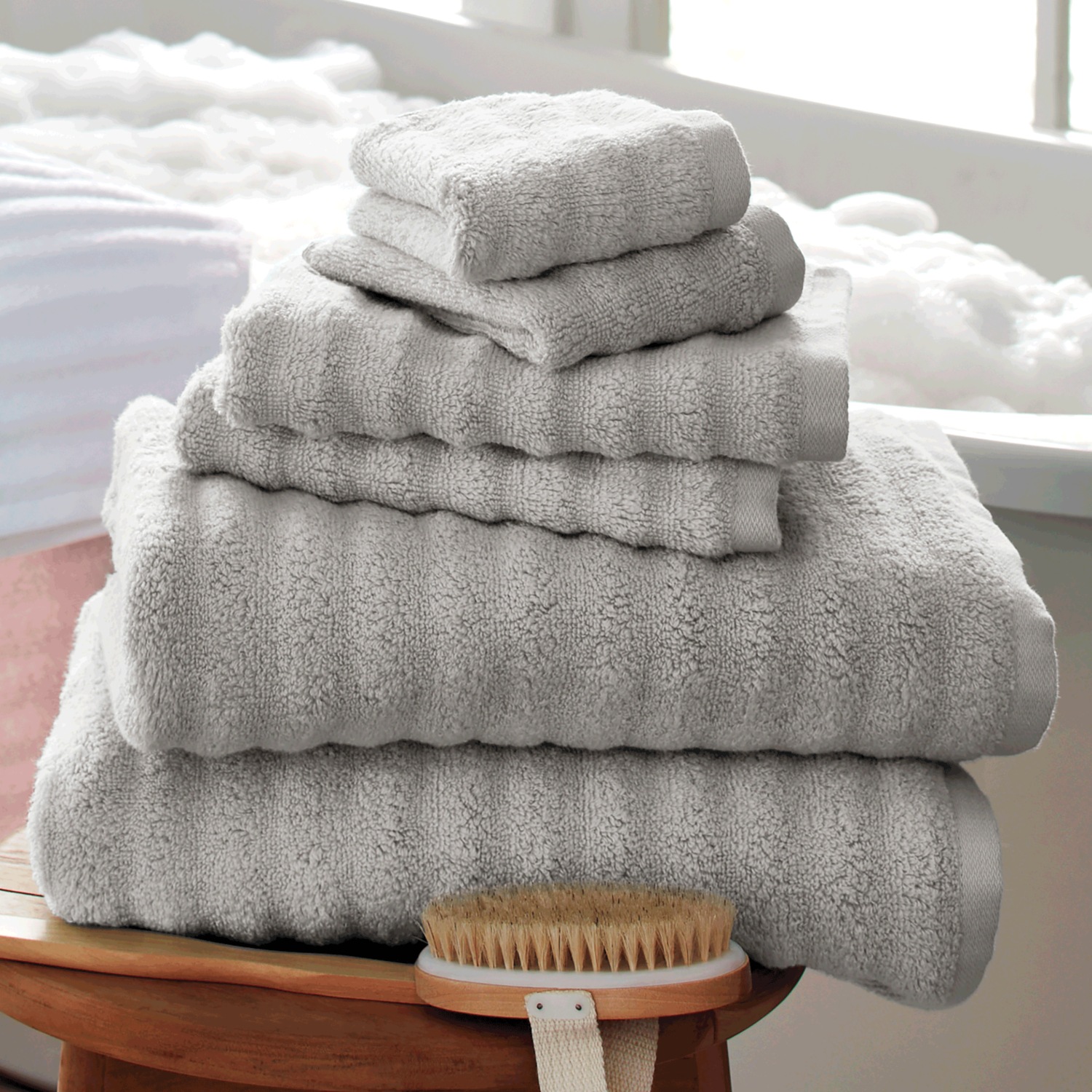 Spa Zero Twist 6-piece Towel Set | ASHRO