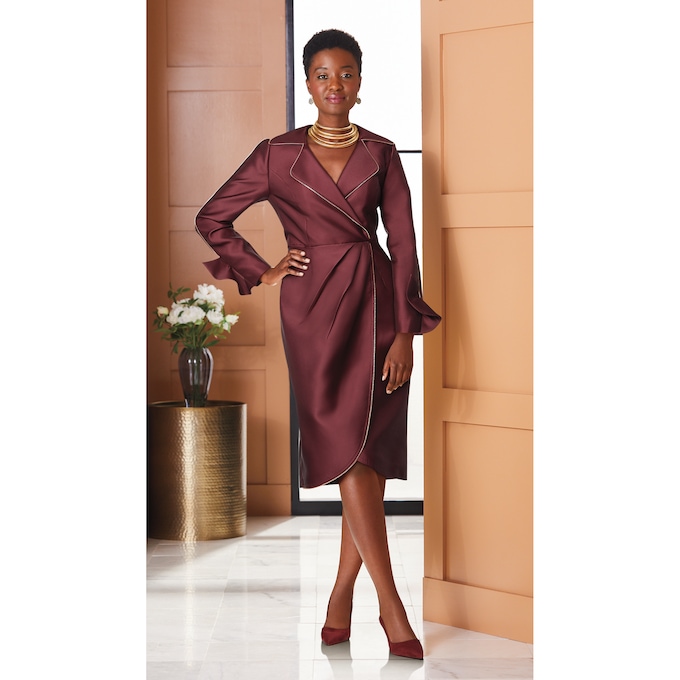 Zaria Zipper Trim Sheath Dress | ASHRO Zaria Zipper Trim Sheath Dress | ASHRO