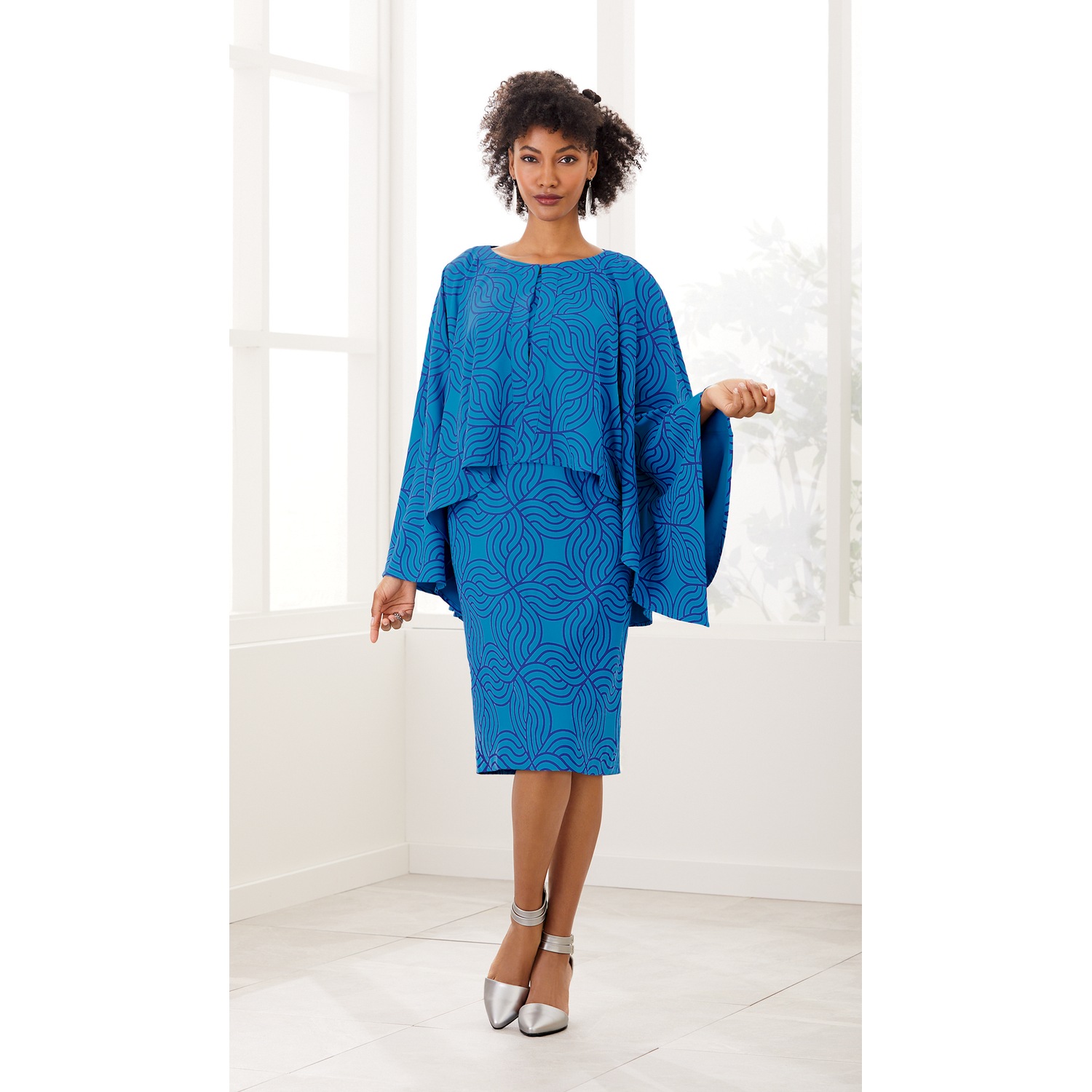 Juno Cape Jacket Dress | ASHRO