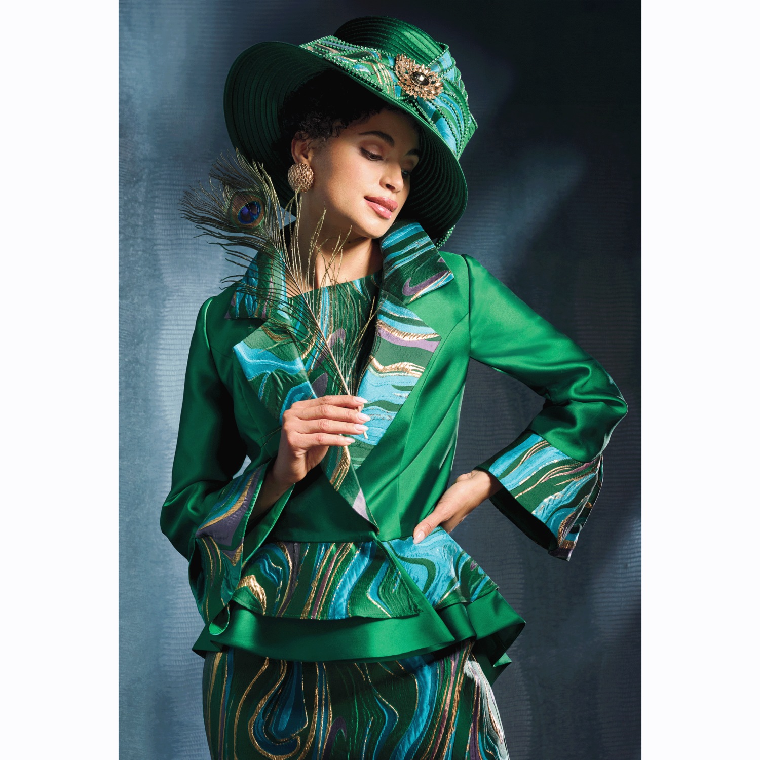 Agnes Ruffle Hem Jacket Dress | ASHRO