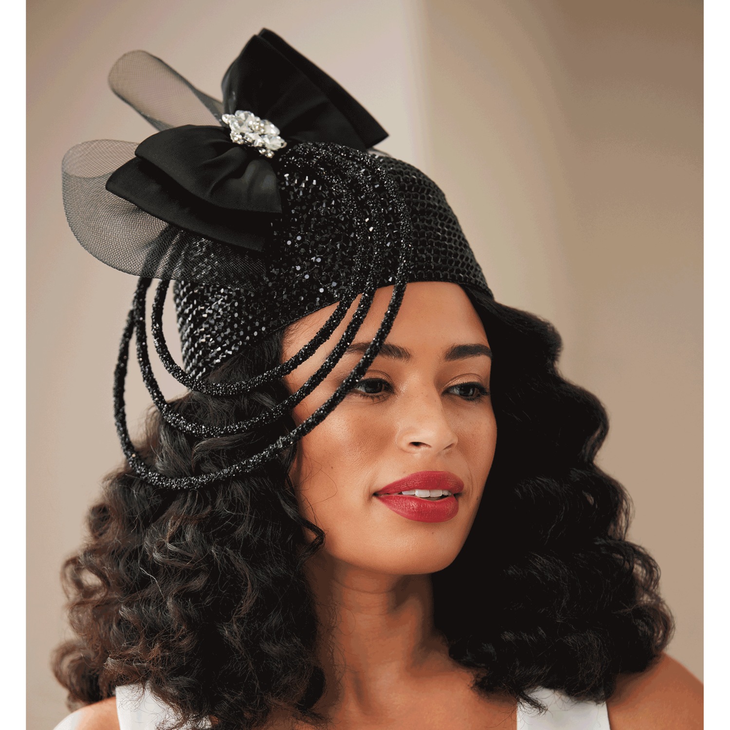 Whittall & Shon Dazzling Embellished Hat | ASHRO