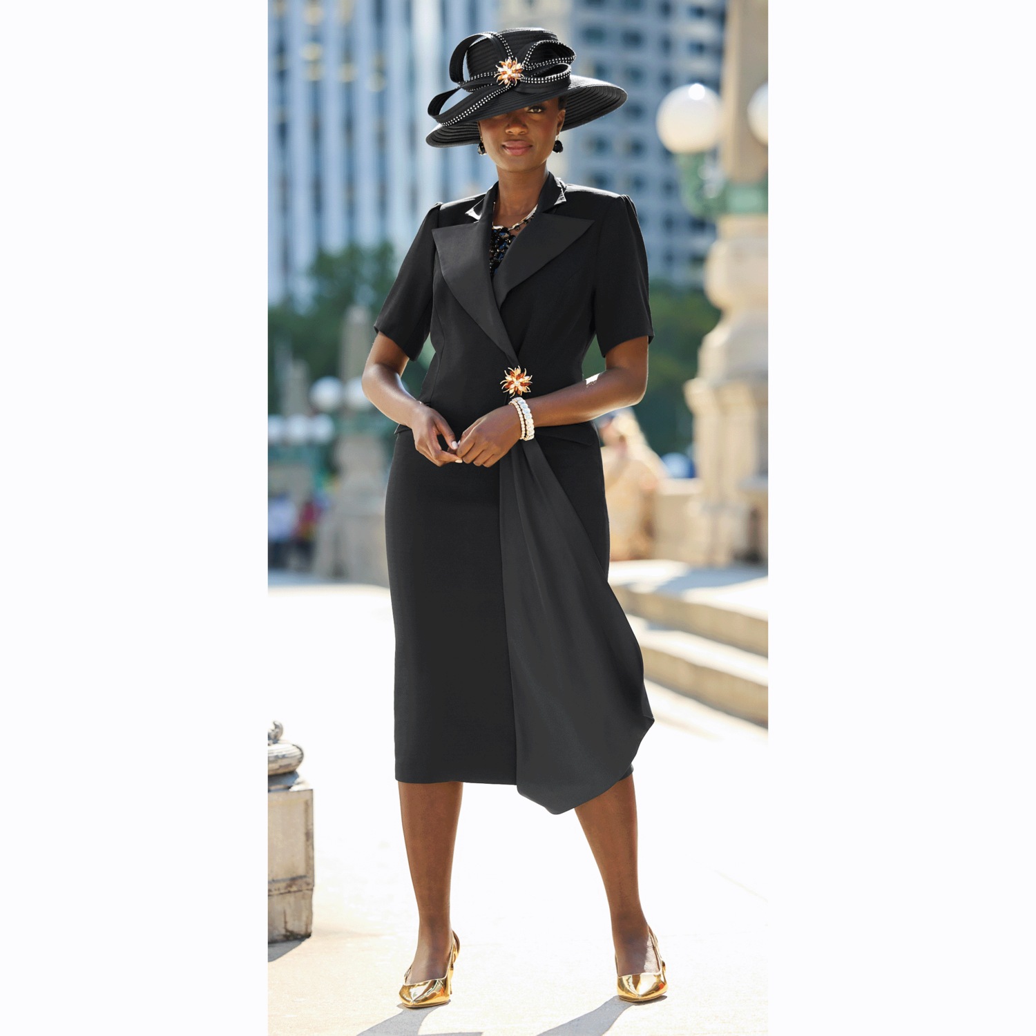 Sharisha Tuxedo Sheath Dress | ASHRO