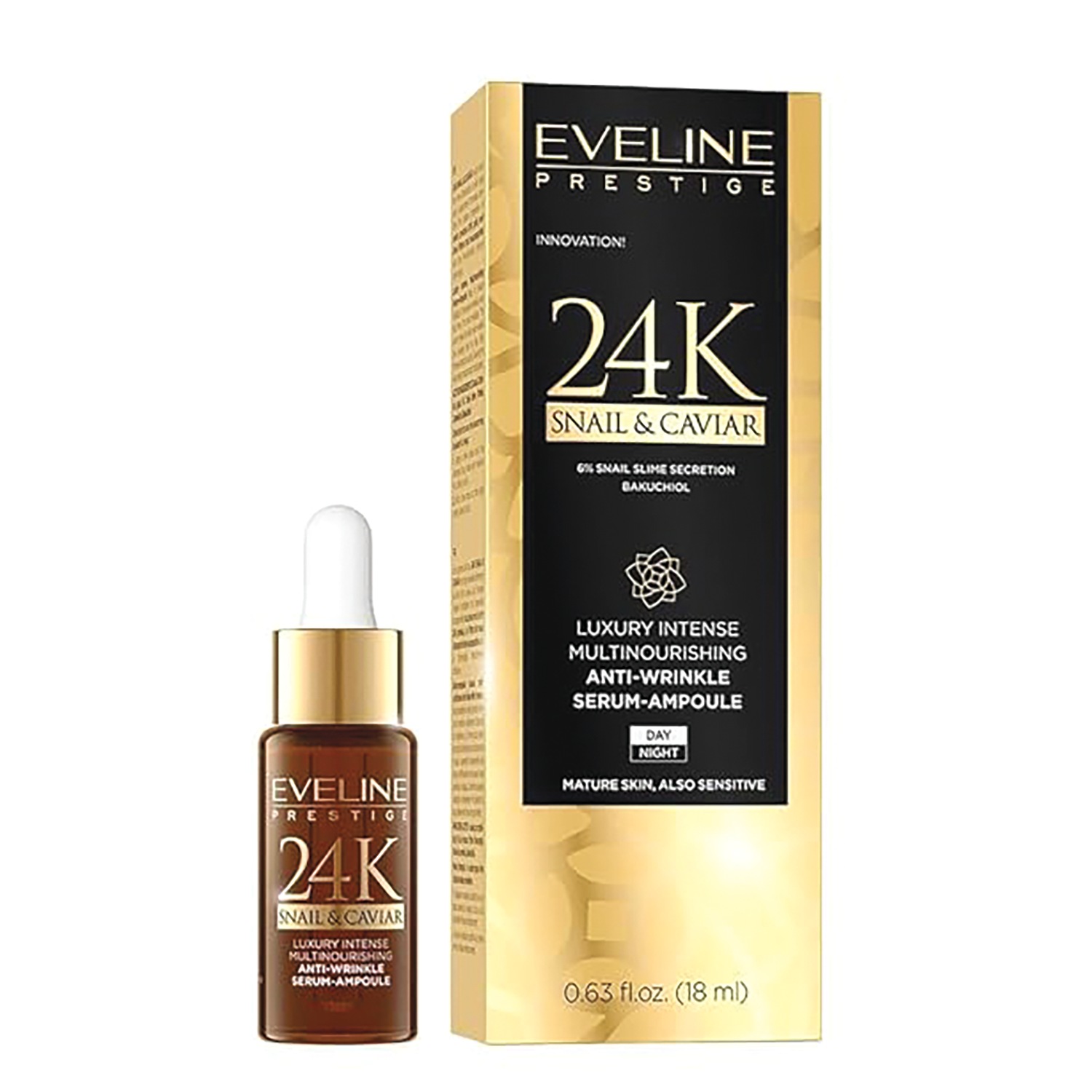 Eveline 24K Snail & Caviar Serum | ASHRO
